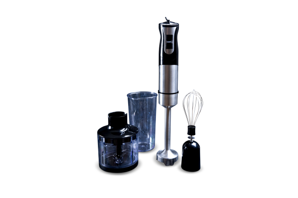 Gastronoma opladelig stavblender med minihakker og pisker